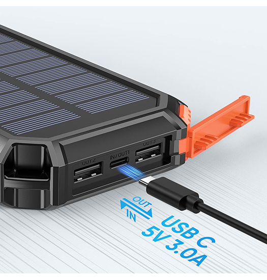 Trådløs Solcelle Powerbank - 26.800 mAh - SolarCore™ – DeluxeCovers