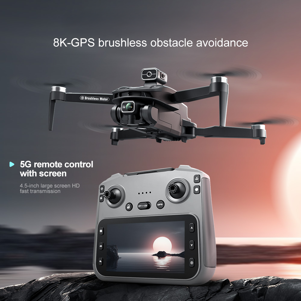 SkyPro™ 8K - GPS Drone - Dual Kamera - Brushless - 60FPS – DeluxeCovers
