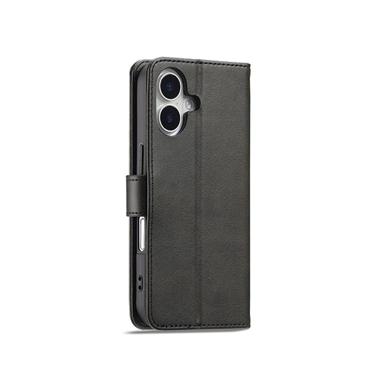 iPhone 17 - LC.IMEEKE™ Læder Cover M. Kortholder - Sort – DeluxeCovers