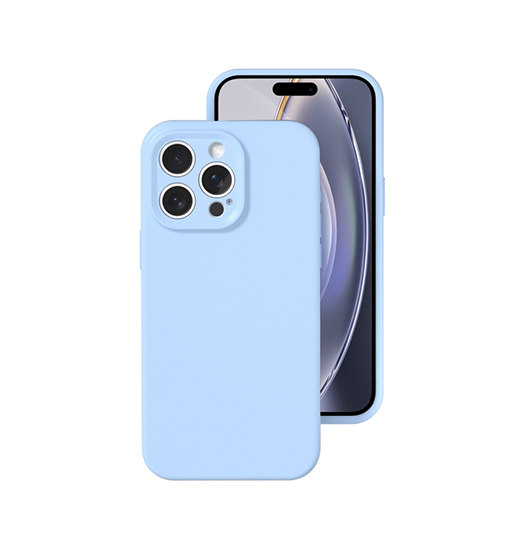 iPhone 16 Pro - Deluxe™ Jelly Silikone Cover - Sky Blue – DeluxeCovers