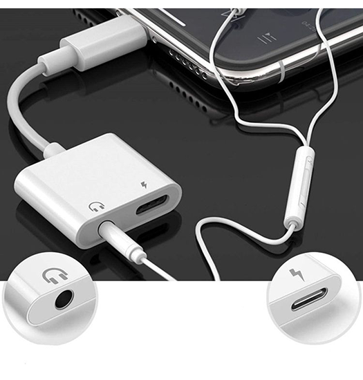 USB-C til 3.5mm Mini-jack Stik Hun / USB-C - Adapter - Hvid – DeluxeCovers