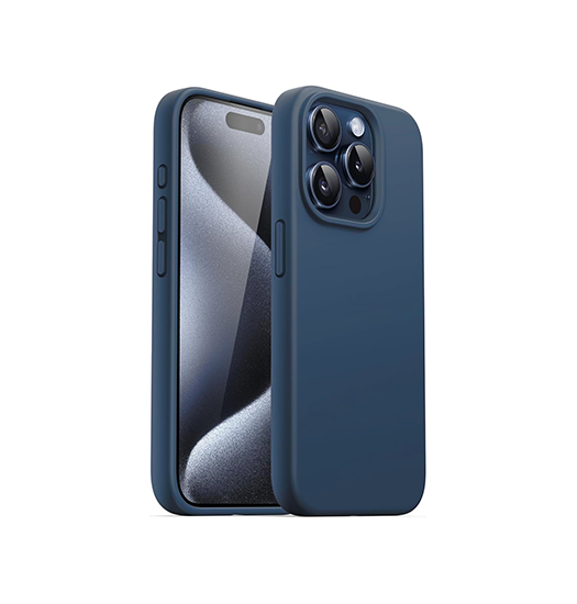 iPhone 14 Pro Max - Deluxe™ Soft Touch Silikone Cover - Blå – DeluxeCovers