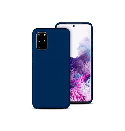 Samsung Galaxy S20+(Plus) - Deluxe™ Soft Touch Silikone Cover - Navy ...