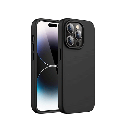 iPhone 12 Pro - Deluxe™ Soft Touch Silikone Cover - Sort – DeluxeCovers