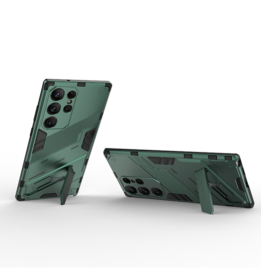 Samsung Galaxy S23 Ultra - Eagle™ PRZ Stødsikkert Cover M. Kickstand ...