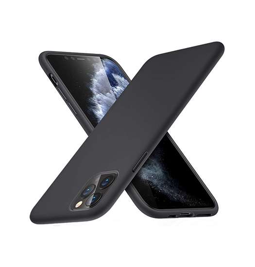 iPhone 11 Pro - PRO+ Design Mat Slim Silikone Cover - Sort – DeluxeCovers