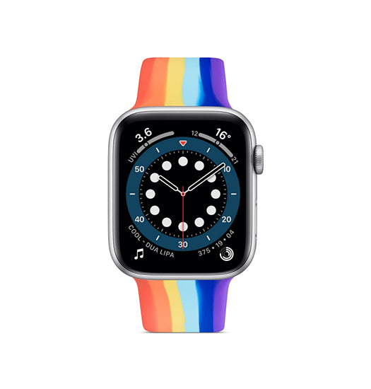 Apple Watch (38/40/SE/41/42mm) - LGBT Silikone Rem - Pride – DeluxeCovers