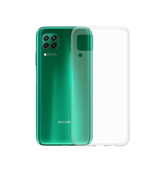 Huawei P40 Lite - Ultra-Slim Silikone Cover - Gennemsigtig – DeluxeCovers